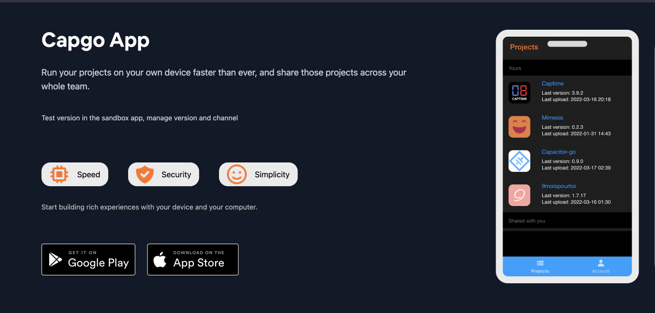 Capgo | Capacitor Sandbox App
